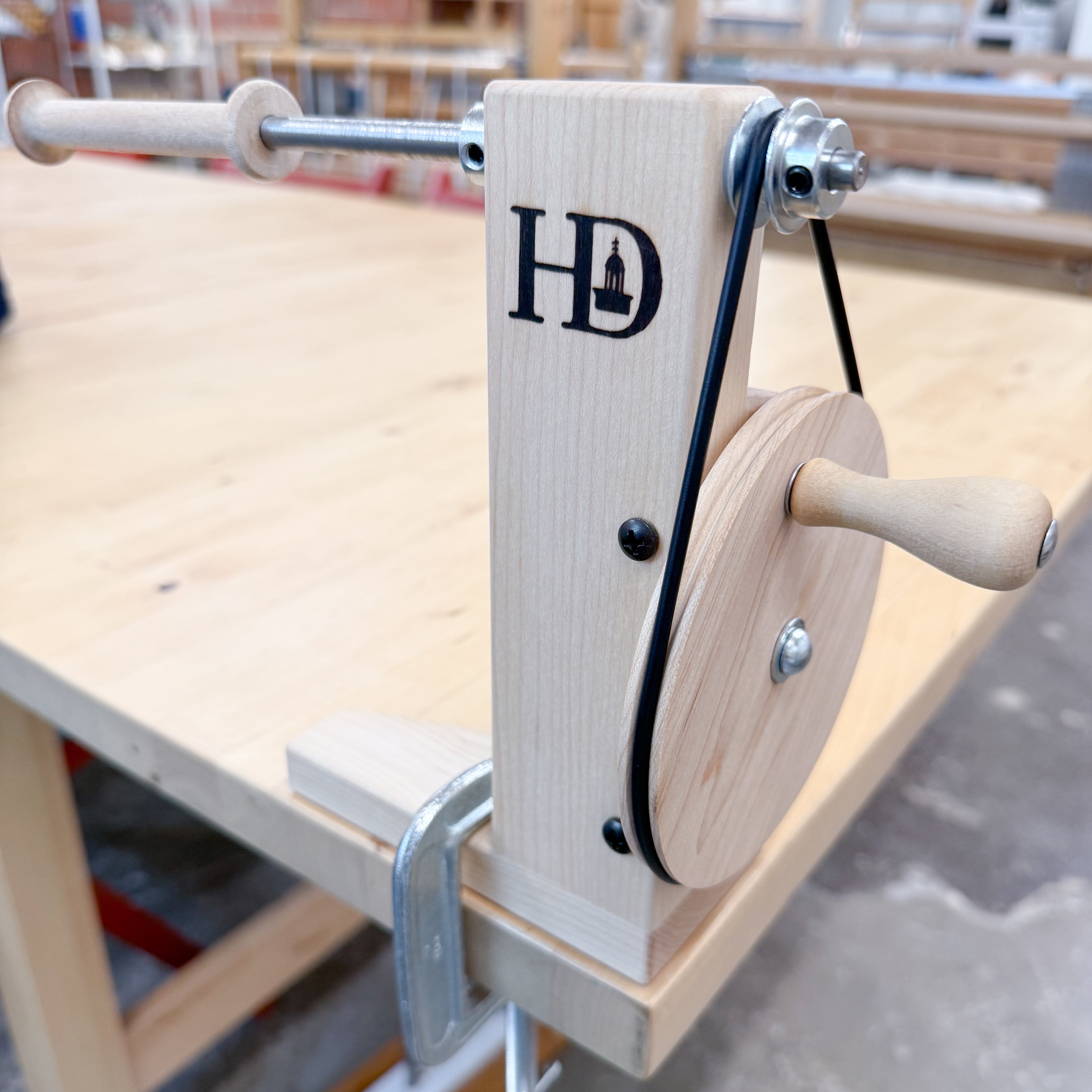 Harrisville Wooden Bobbin Winder | Loom Studio | Toronto Weaving
